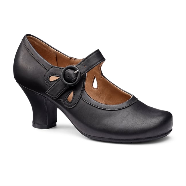 Black | Women's Vintage Smart Heels | Broadway Heels | Hotter UK