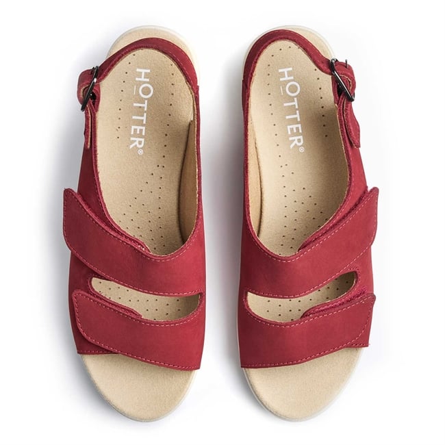 Salsa | Women’s Adjustable Low Wedge Sandal | Easy II Sandals | Hotter UK