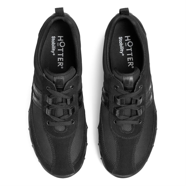 Black Croc | Women’s Classic Trainers | Leanne II Trainers | Hotter UK