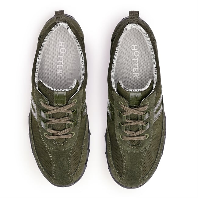 Forest Green | Women’s Classic Trainers | Leanne II Trainers | Hotter UK