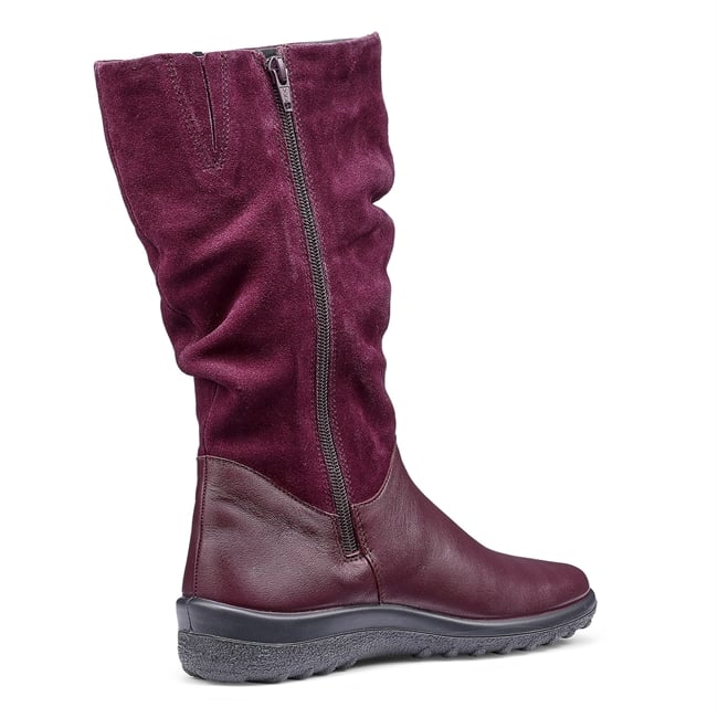 Dark Cherry | Women's Tall Casual Boot | Mystery Boots | Hotter UK