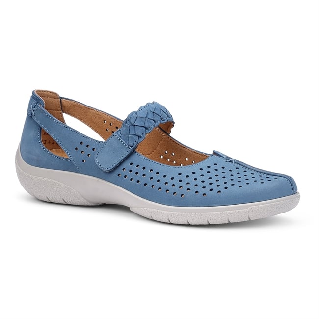 Cornflower Blue | Women’s Leather Summer Mary Jane Shoe | Quake II ...