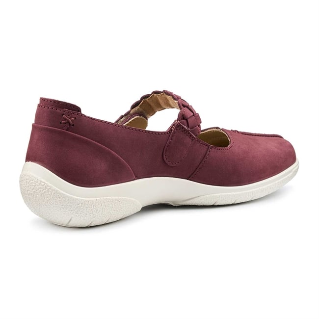 Maroon | Women’s Leather Mary Janes | Shake II Shoes | Hotter UK