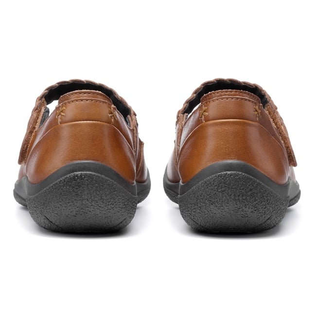 Rich Tan | Women’s Leather Mary Janes | Shake II Shoes | Hotter UK