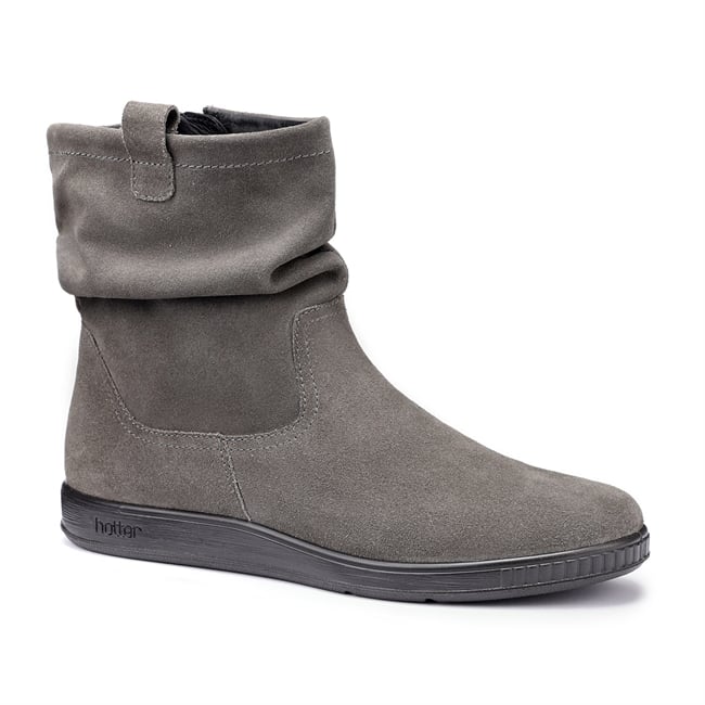 Smokey Grey | Women’s Ankle Boot With Inside Zip | Sprite Boots | Hotter UK