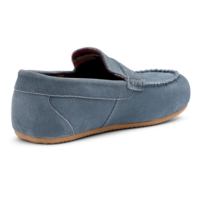 Aquatic Blue | Women's Suede Slippers | Serene Slippers | Hotter UK