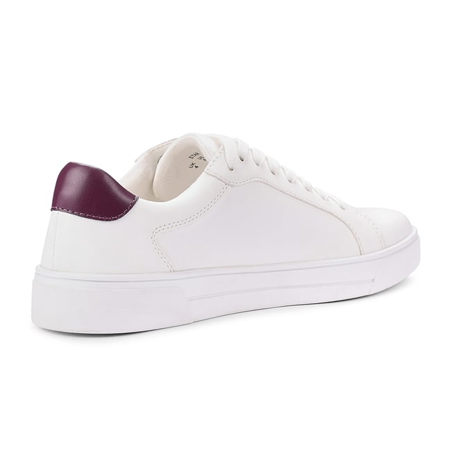 White / Soft Gold | Women's Padded Trainers | Star Trainers | Hotter UK