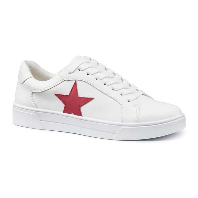 White / Salsa | Women's Padded Trainers | Star Trainers | Hotter UK