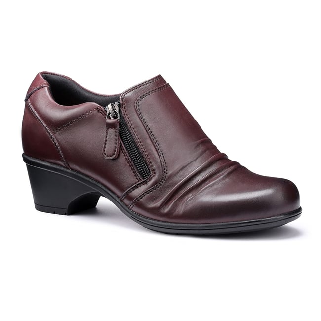 Wine | Women's Heeled Shoe | Sutton Shoes | Hotter UK