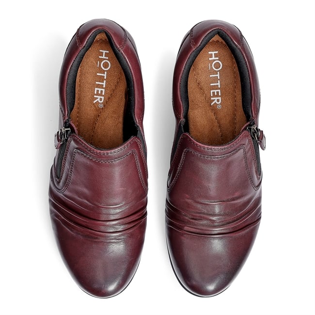 Wine | Women's Heeled Shoe | Sutton Shoes | Hotter UK