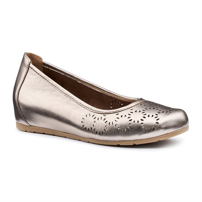 Rose Gold | Women's Slip-On Ballerina Shoes | Swan Shoes | Hotter UK