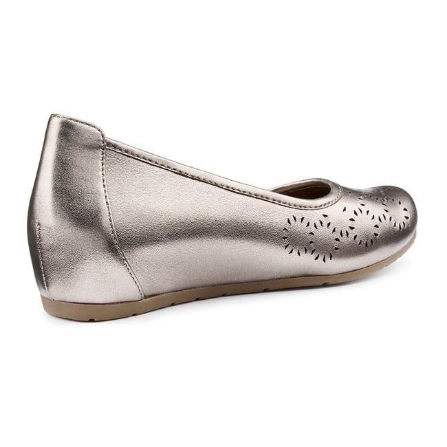 Rose Gold | Women's Slip-On Ballerina Shoes | Swan Shoes | Hotter UK