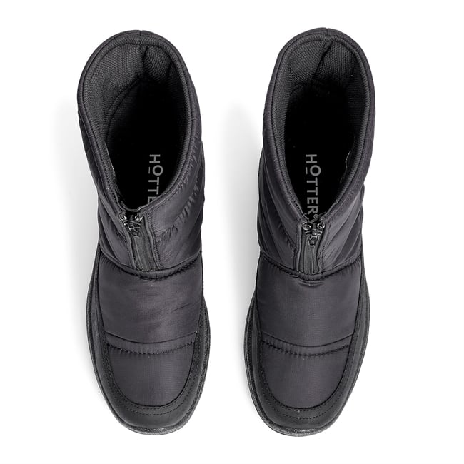 Black | Women's Waterproof Boots | Traction Boots | Hotter UK