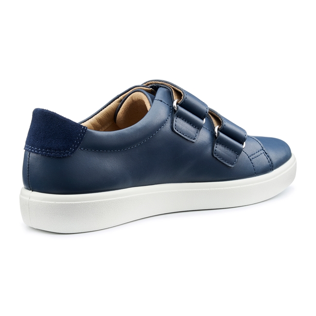 French Navy | Women's Leather Trainers | Wave Trainers | Hotter UK