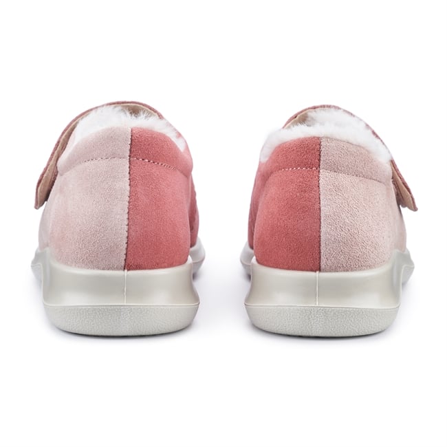 Blush / Tea Rose | Women’s Classic Suede Slippers | Wrap Slippers ...