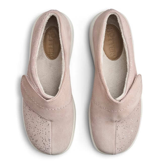 Light Mink Sparkle | Women’s Classic Suede Slippers | Wrap Slippers ...