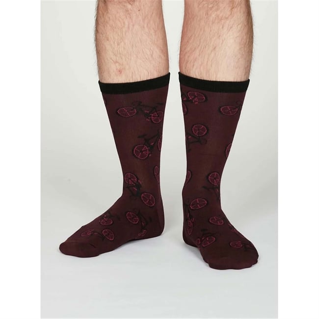 Burgundy | Wesley Socks | Hotter UK