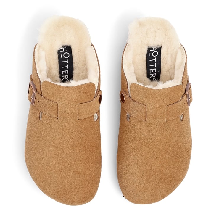 Chestnut | Women's Sheepskin Slippers | Chalet Slippers | Hotter US