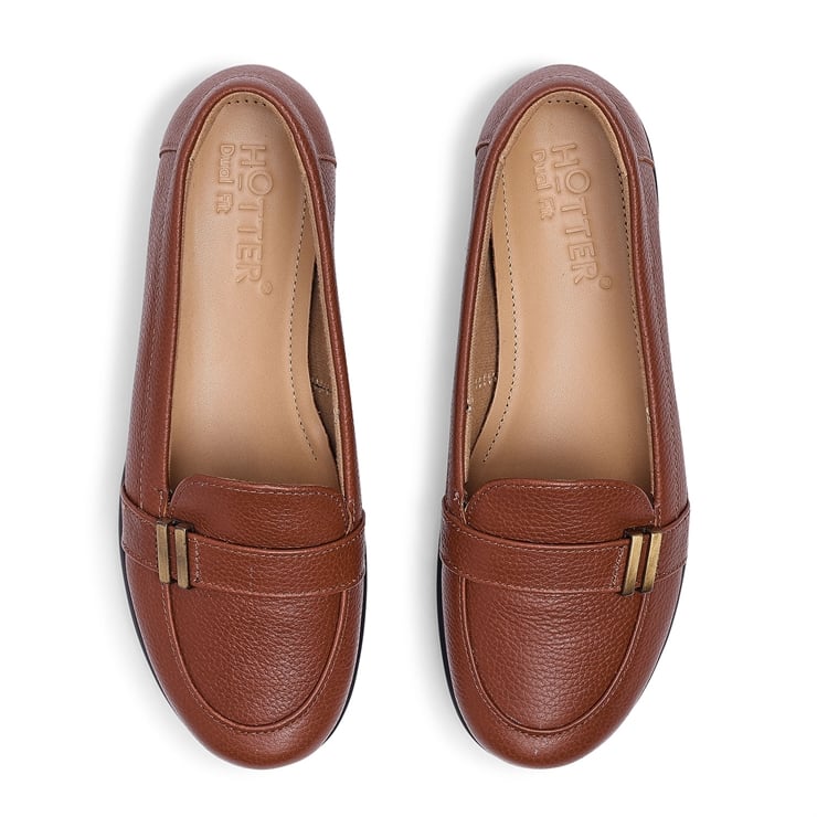 Rich Tan | Women’s Slip-On Smart Shoe | Clay Shoes | Hotter US