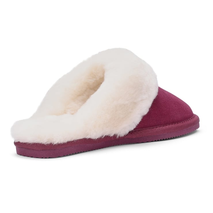 Maroon | Women's Classic Suede Slippers | Candy Slippers | Hotter UK