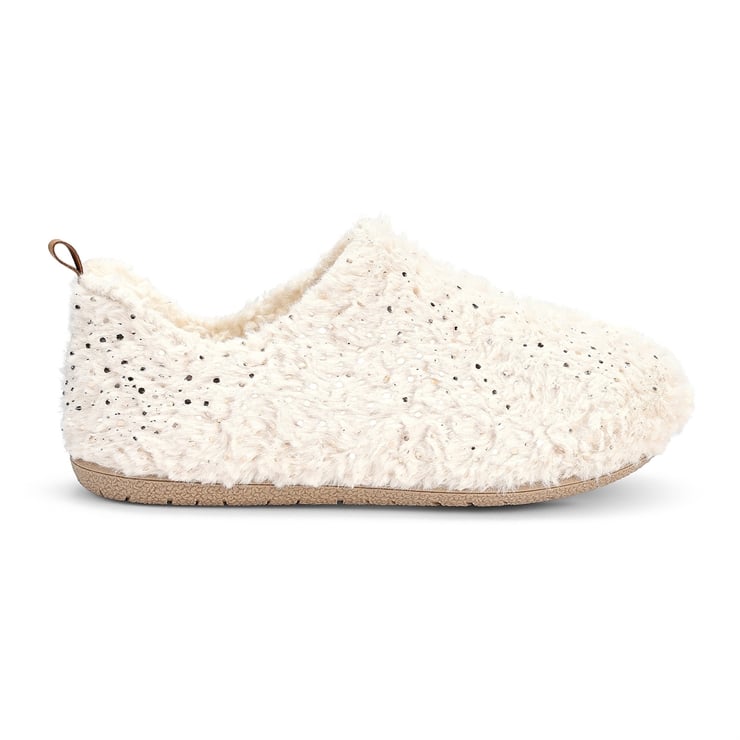 Cream Fleck | Women's Faux Fur Slippers | Cosy Slippers | Hotter US