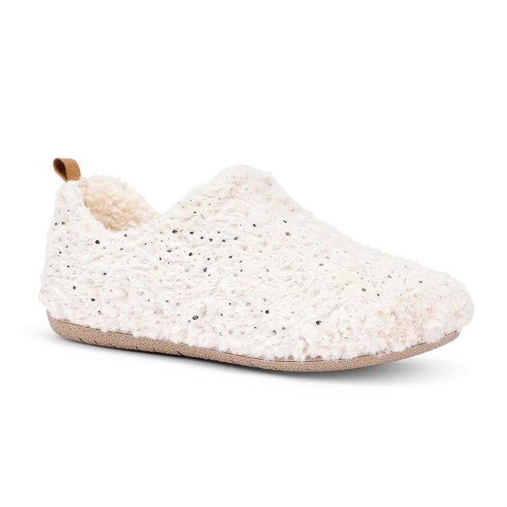 Cream Fleck | Women's Faux Fur Slippers | Cosy Slippers | Hotter US