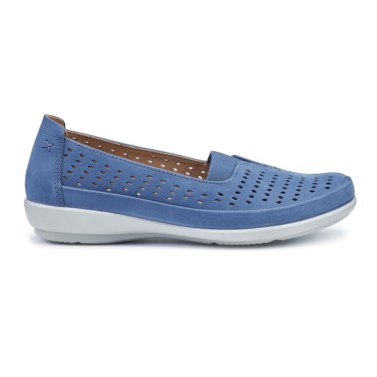 Elemental Blue | Women’s Slip-On Flexible Shoe | Eternity Shoes | Hotter UK