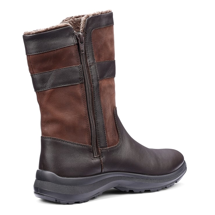 Chocolate | Women's Rugged Waterproof Boots | Frontier WP Boots | Hotter UK