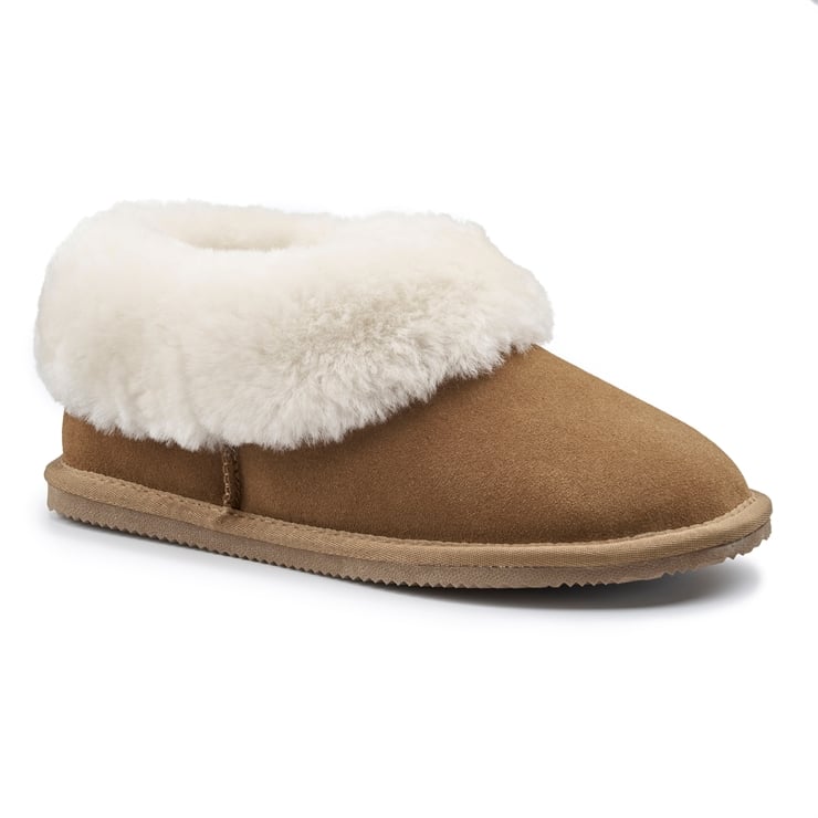 Chestnut | Women's Cosy Slipper Boots | Hug Slippers | Hotter UK