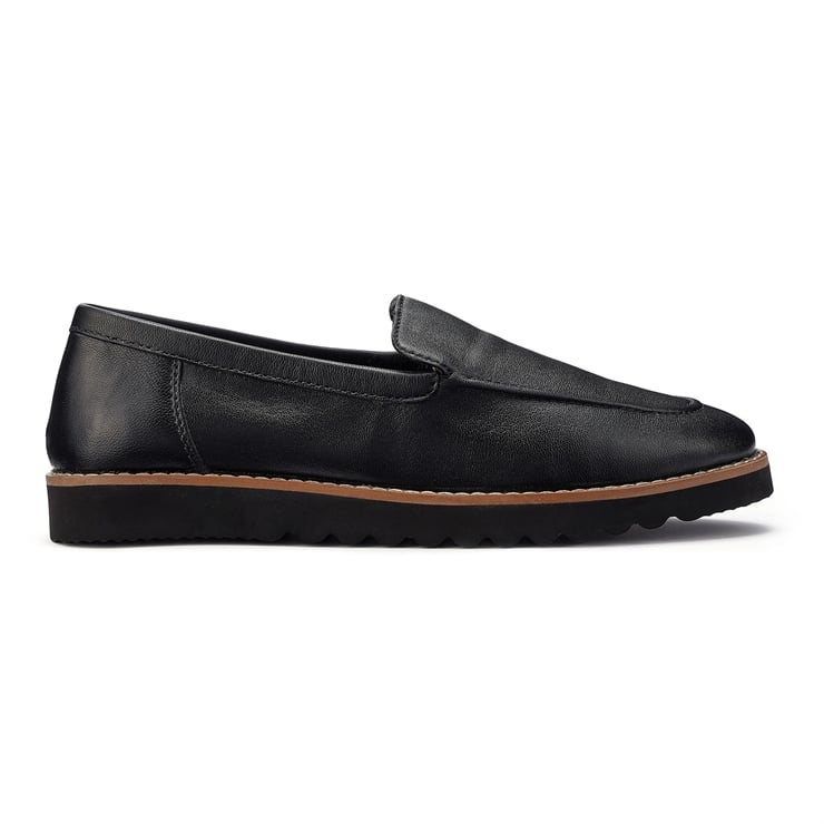 Black | Women's Slip On Loafers | Juniper Shoes | Hotter UK