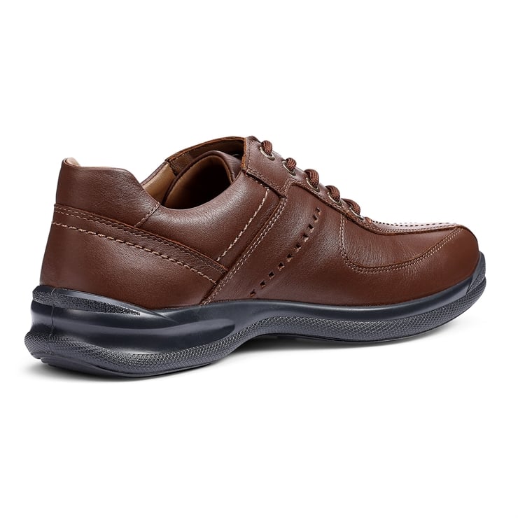 Walnut | Men’s Smart Casual Leather Lace-Up Shoe | Lance Shoes | Hotter UK