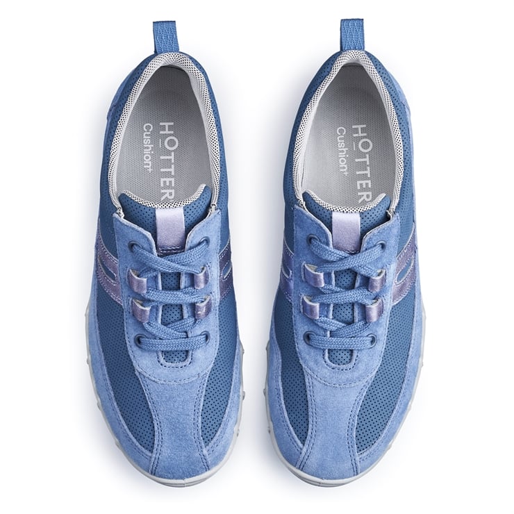 Blue / Metallic | Women’s Classic Sneakers | Leanne II Sneakers | Hotter US