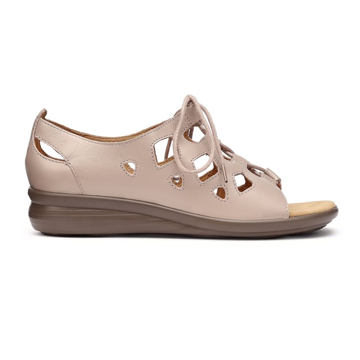 Light Mink | Women's Leather Holiday Sandal | Lenora Sandals | Hotter UK