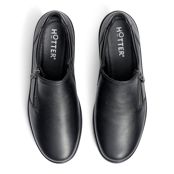 Black | Women's Everyday Slip On | Ruby Shoes | Hotter UK