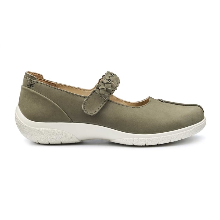 Khaki | Women’s Leather Mary Janes | Shake II Shoes | Hotter UK