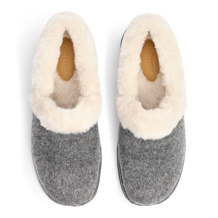 Smokey Grey | Women's Cosy Slippers | Snug II Slippers | Hotter UK