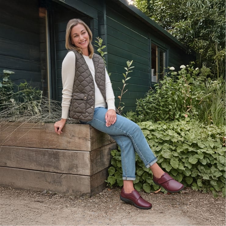 Maroon | Women's Leather Shoes | Sugar II Shoes | Hotter US