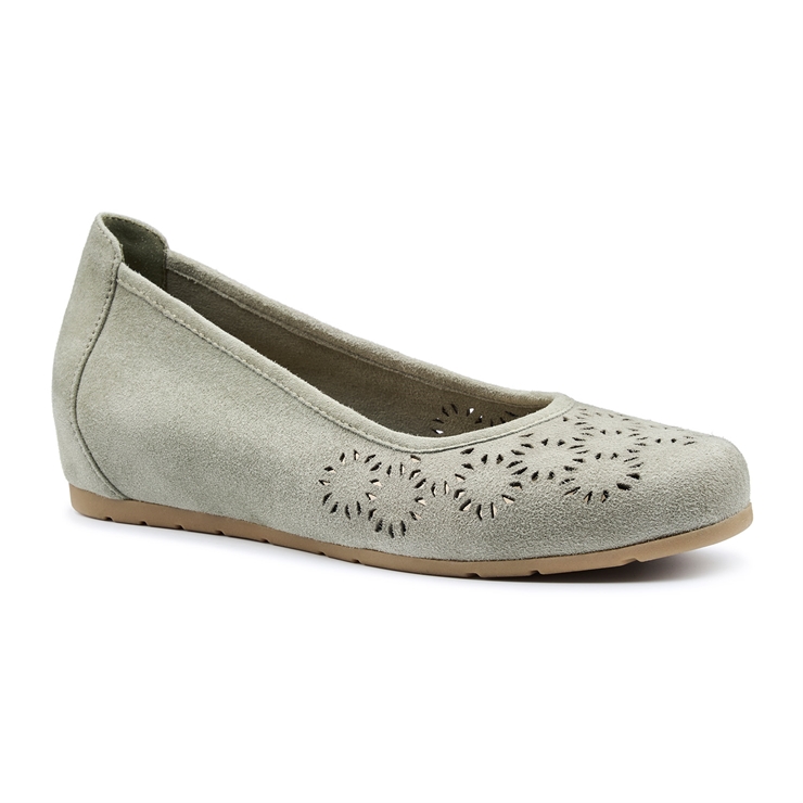 Moss | Women's Slip-On Ballerina Shoes | Swan Shoes | Hotter US