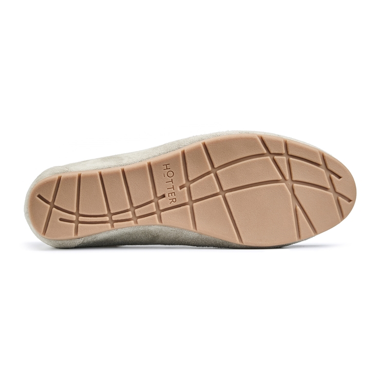 Moss | Women's Slip-On Ballerina Shoes | Swan Shoes | Hotter UK