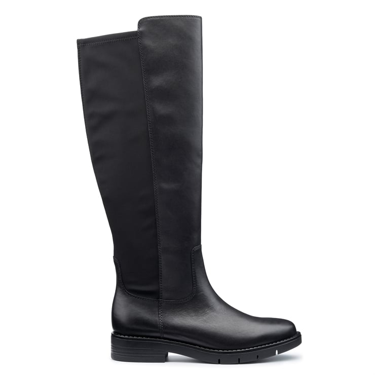 Black | Women's Smart Knee High Boots | Wells Boots | Hotter UK