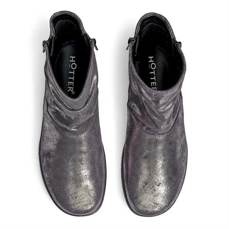 Marble Metallic | Women’s Classic Ankle Boots | Whisper Boots | Hotter UK