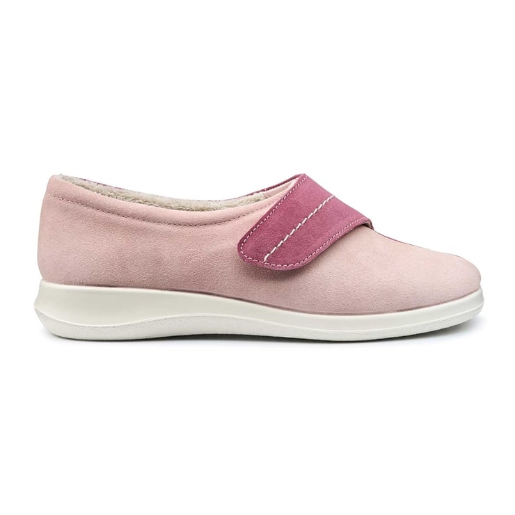 Dark Rose / Soft Pink | Women’s Classic Suede Slippers | Wrap Slippers ...