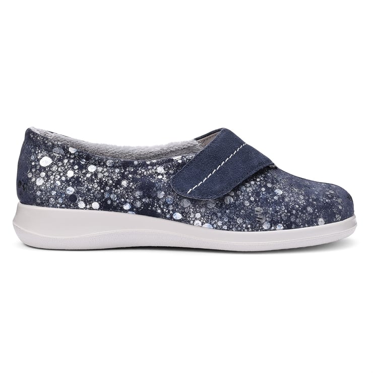French Navy / Nightsky | Women’s Classic Suede Slippers | Wrap Slippers ...