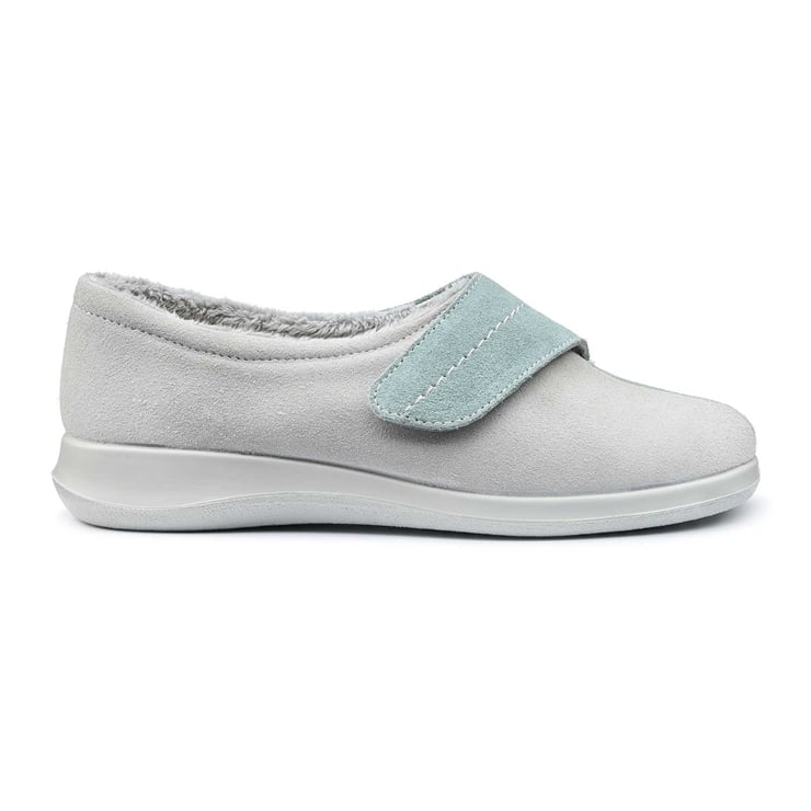 Sage / Soft Grey | Women’s Classic Suede Slippers | Wrap Slippers ...