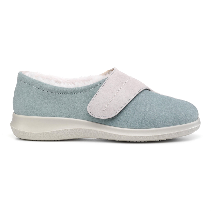 Sage / Ivory Multi | Women’s Classic Suede Slippers | Wrap Slippers ...