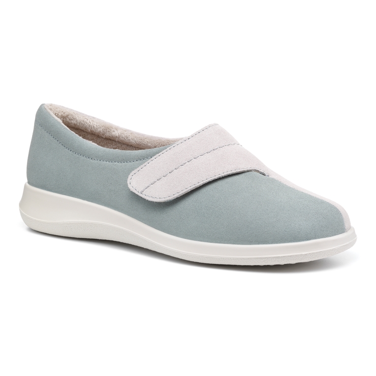 Sage / Ivory Multi | Women’s Classic Suede Slippers | Wrap Slippers ...