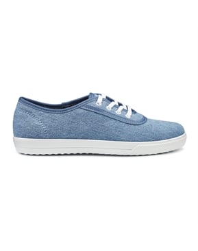 Light Denim | Women’s Classic Cotton Canvas Shoe | Mabel Trainers ...