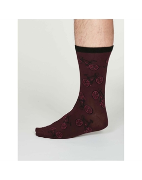 Burgundy | Wesley Socks | Hotter UK