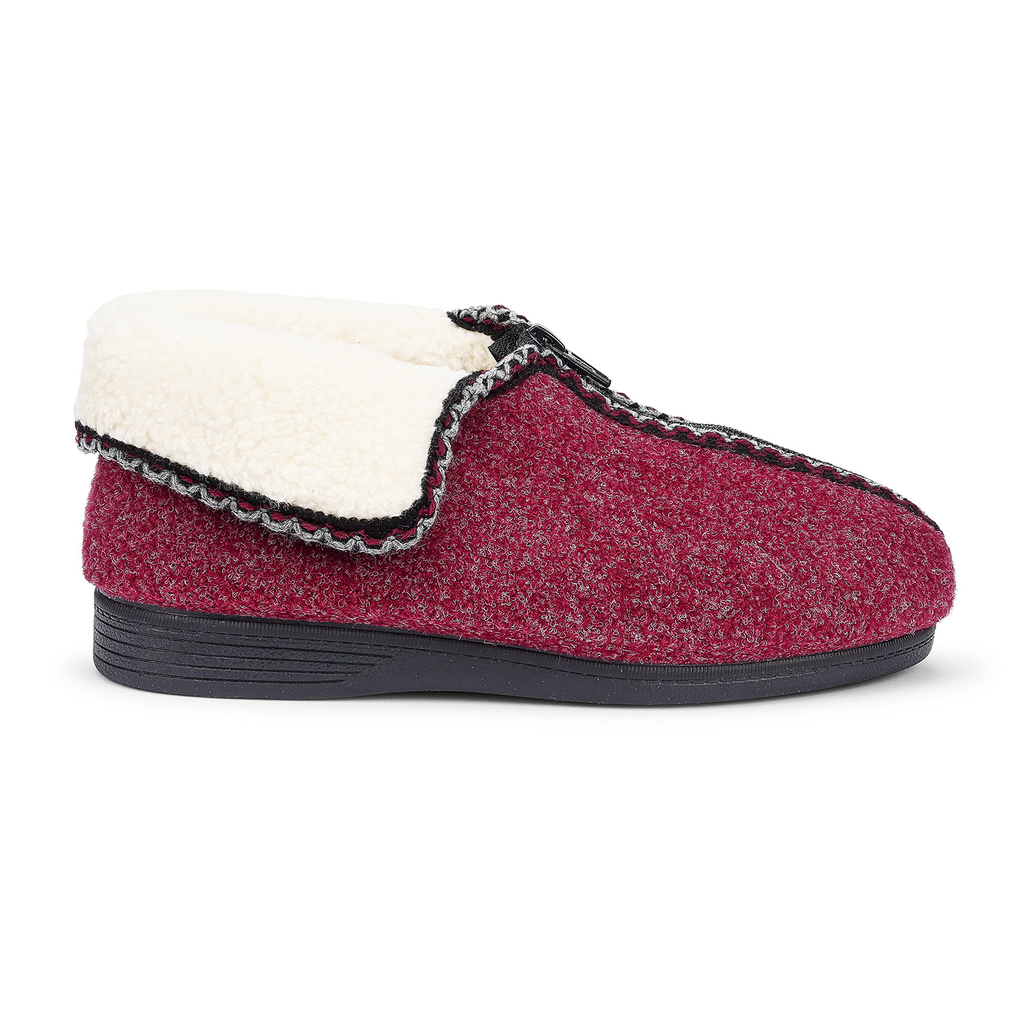 Maroon | Women's Fleece Slippers | Embrace Slippers | Hotter UK