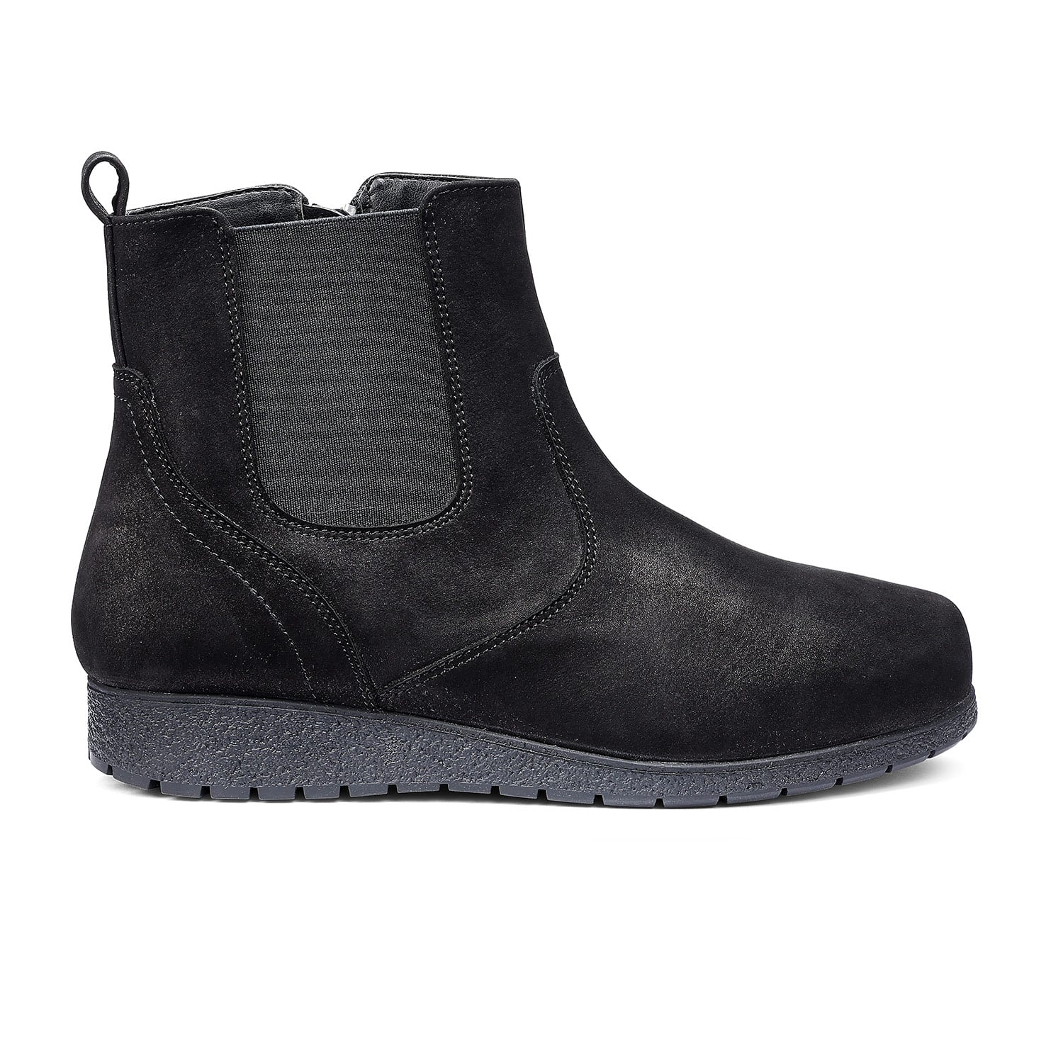 Black | Women's Flexible Boots | Exeter Boots | Hotter UK